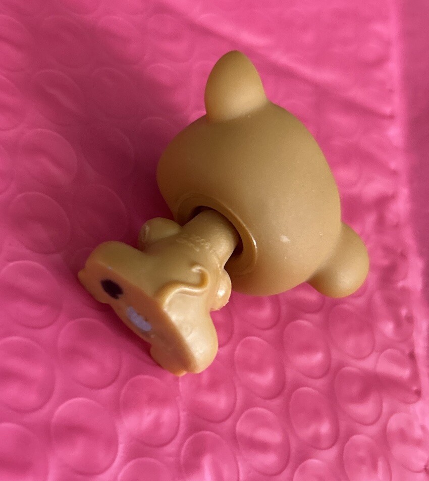 Littlest Pet Shop LPS #324 Mouse Brown With Purple Dot Eyes | eBay