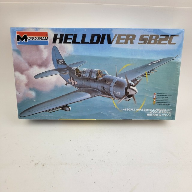 Monogram 1983 Helldiver Sb2c 1/48 Scale 6831 Model Kit for sale online ...