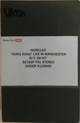 GORILLAZ "HONG KONG" LIVE IN MANCHESTER (PROMO, BETACAM SP, PAL, Stereo ...