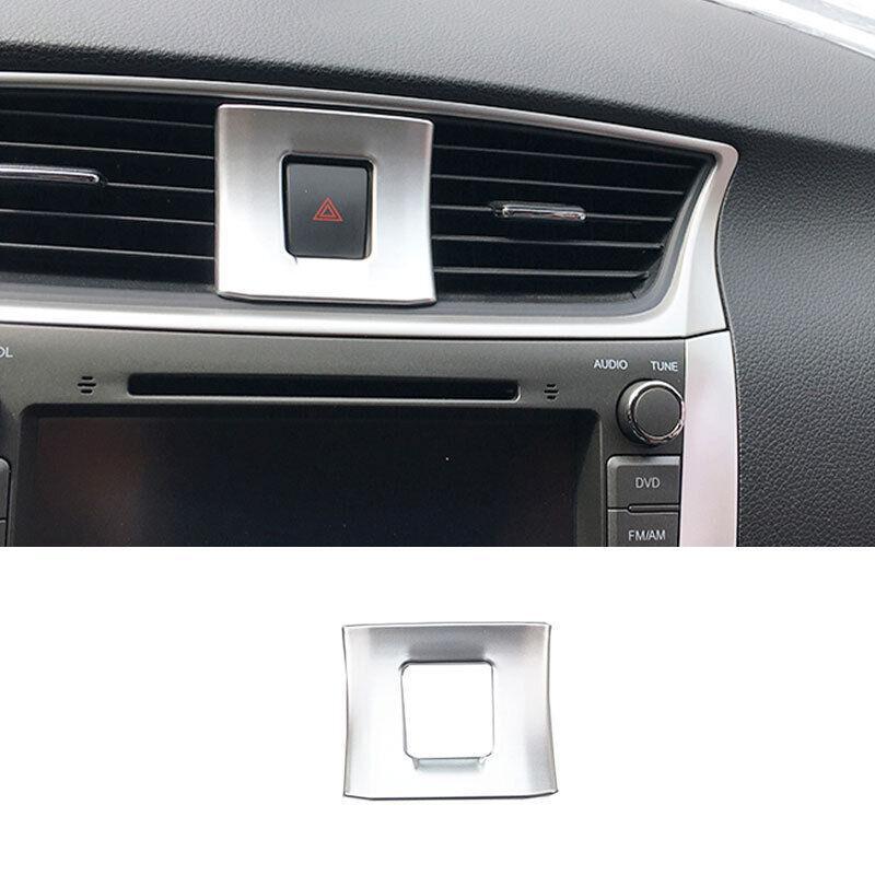 For Nissan Sentra 2013-2018 2019 Silver Emergency Light Switch Panel ...