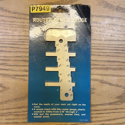 Vintage ROUTER DEPTH GAUGE | eBay