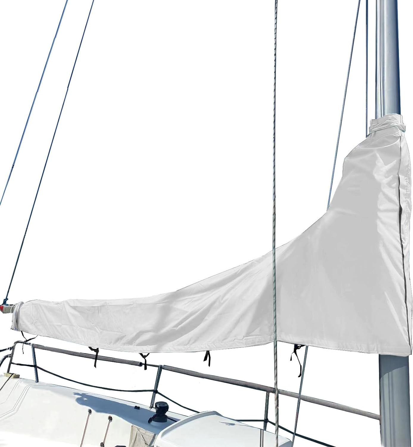 SavvyCraft Waterproof Mainsail Boom Cover, Heavy Duty 600D Sailboat ...
