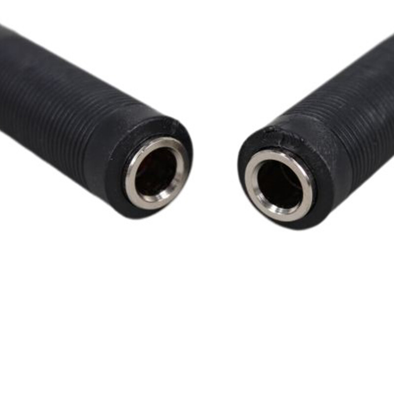 Microphone Audio Cable Connector 6.35mm Audio Stereo Double Head Plug ...