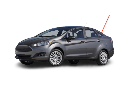 11-18 Ford Fiesta Hatchback Driver Side Rear Left Quarter Window Glass ...