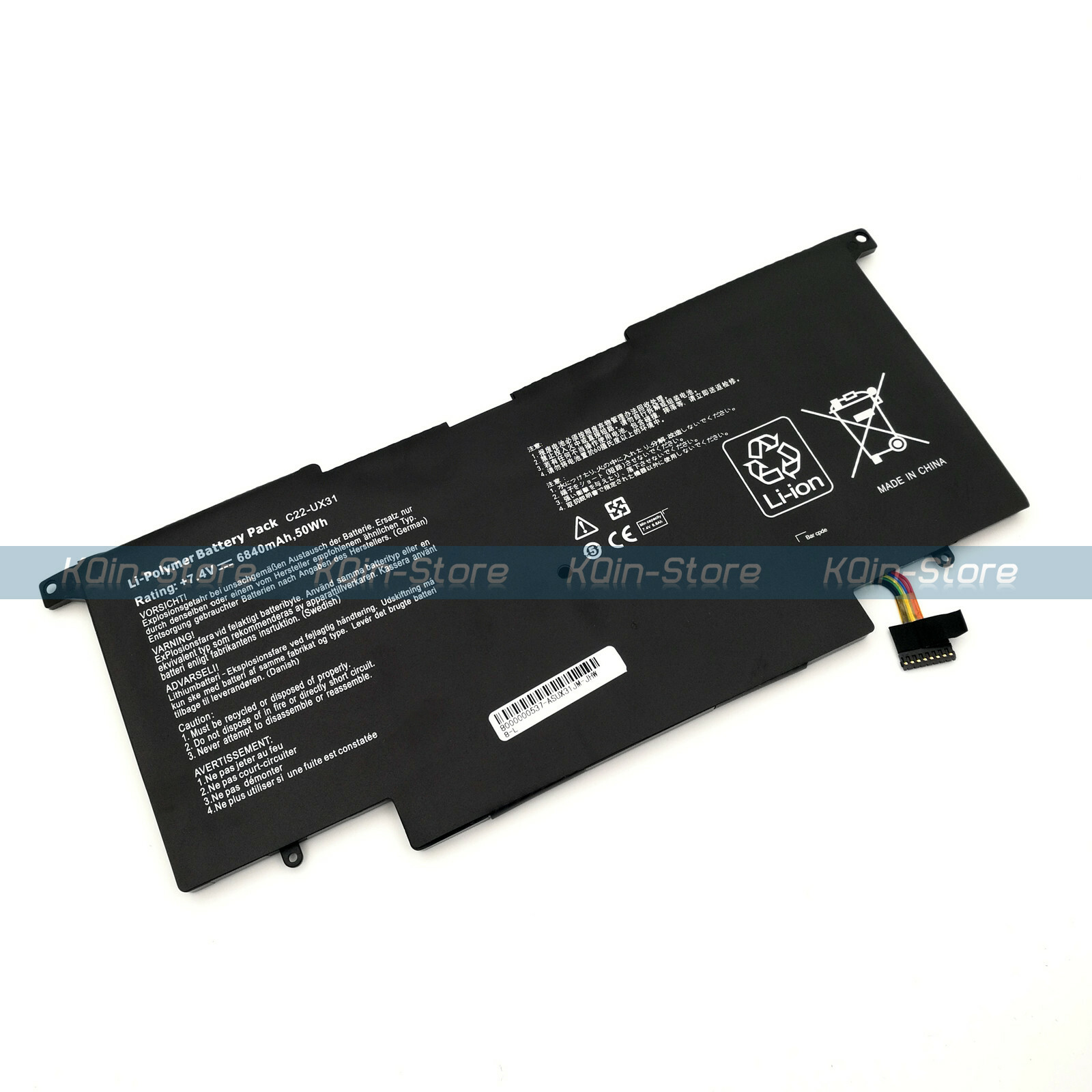 New C22-UX31 Battery for Asus ZenBook UX31 UX31A UX31E Ultrabook Series ...
