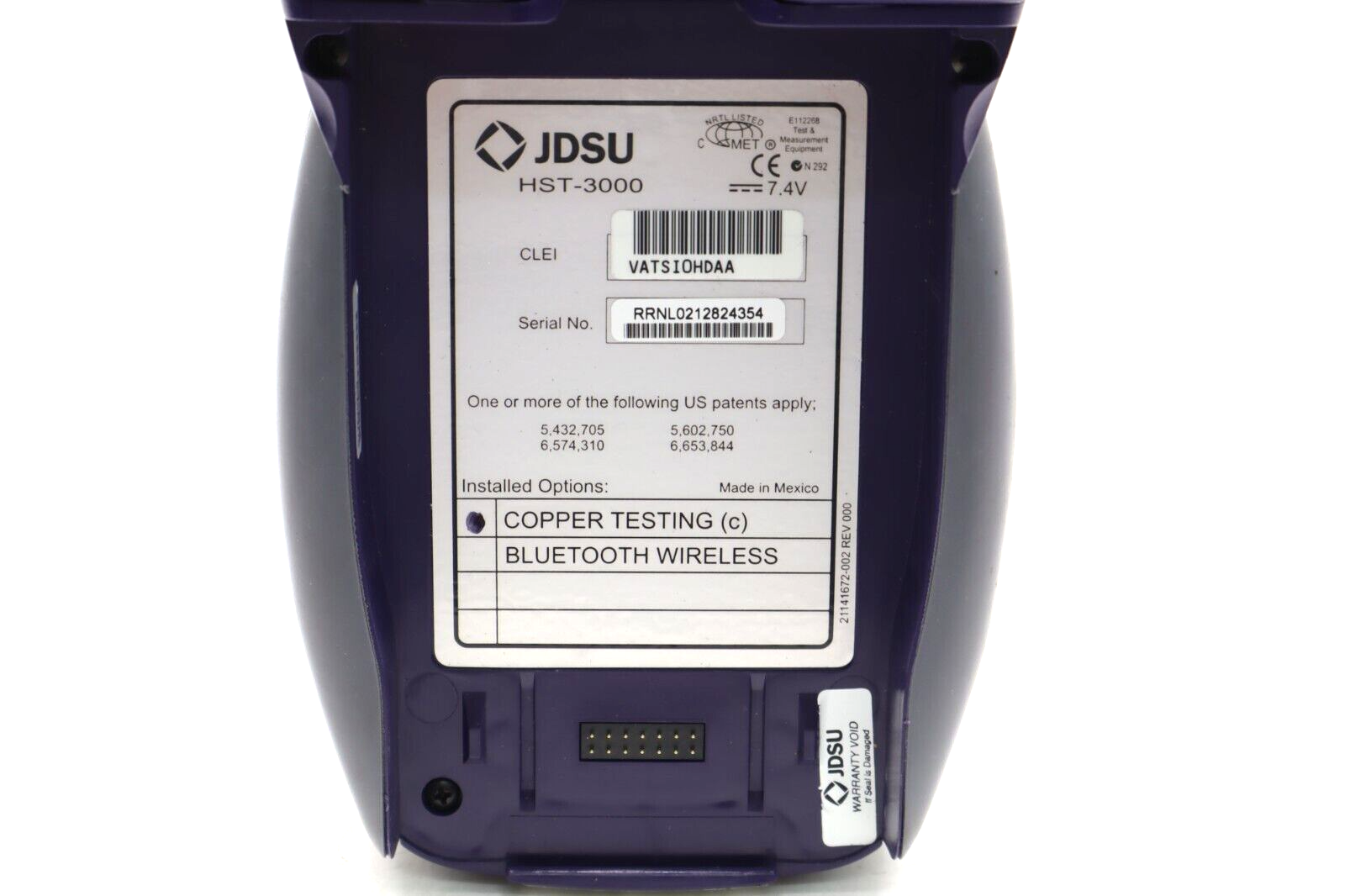 Viavi JDSU HST-3000 Color Copper Cable Tester - No Charger, Damaged ...
