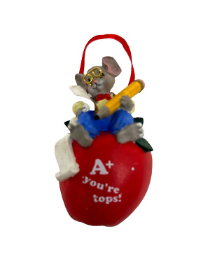 Midwest MouseKins A+ You're Tops! Christmas Holiday Ornament Teacher ...
