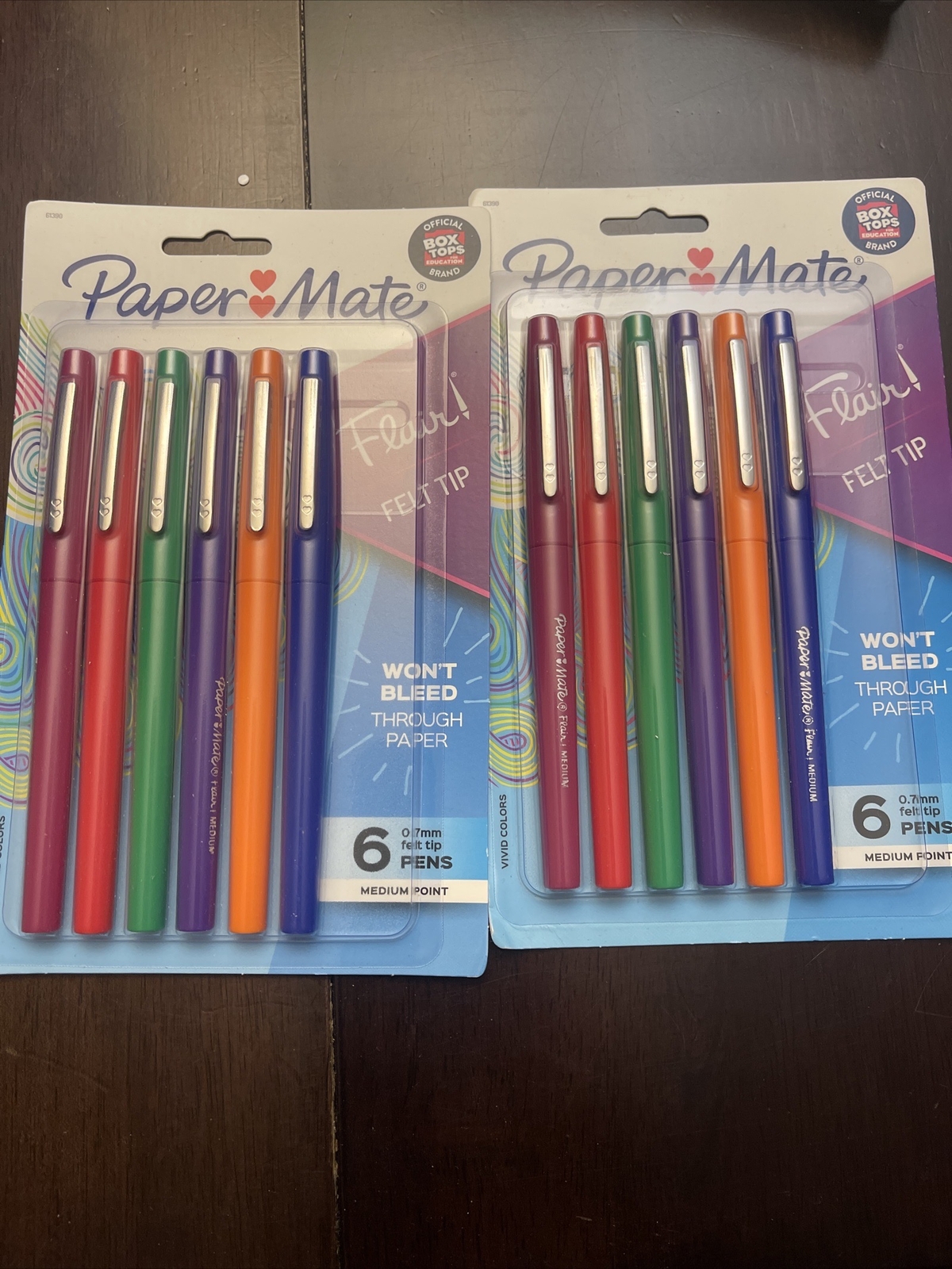 Flair Porous Pens Medium Point 0.7 Mm Paper Mate Assorted Colors Lot ...