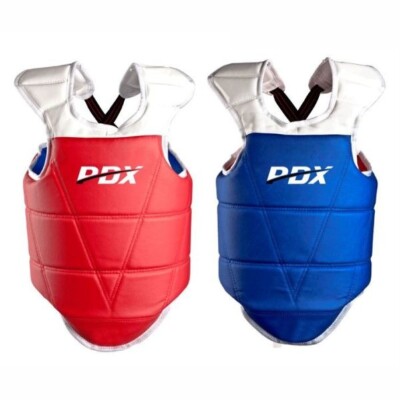 New Chest Guard Taekwondo Body Protector Karate MMA Armour Sparring ...