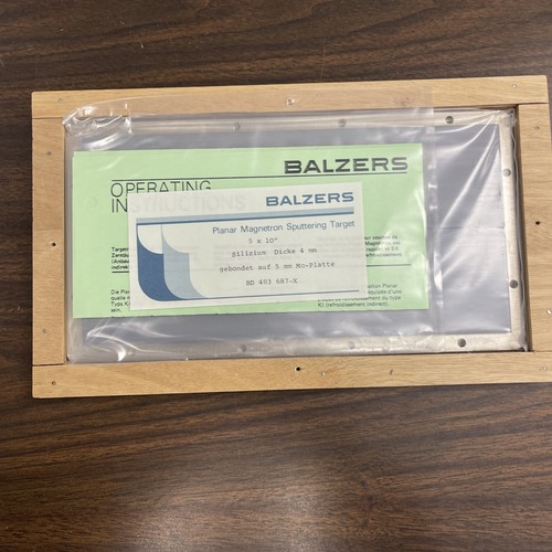 Planar Magnetron Sputtering Target Silicon With Moly Backing Plate | eBay