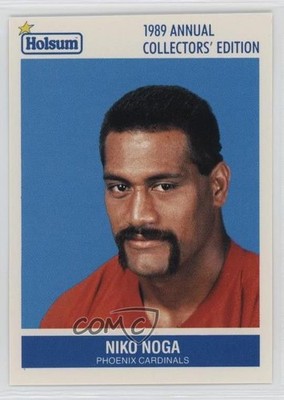 1989 Holsum Annual Collector's Edition Phoenix Cardinals Niko Noga #16 ...
