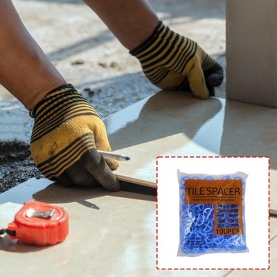 Pack of 100 Circular Tile Spacers Sizes 1.0mm To 3.0mm For Precise Tile ...