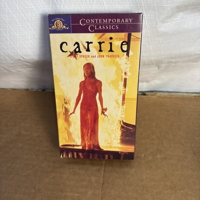 CARRIE JOHN TRAVOLTA 1976/1992 VHS BRIAN DEPALMA MGM/UA VHS | eBay