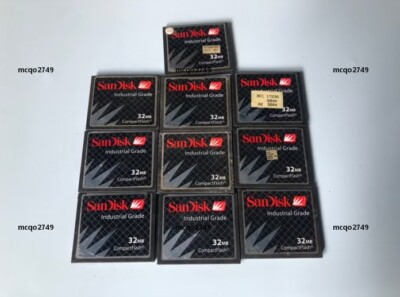 10PCS Industrial Grade Sandisk 32MB compact flash cards cf card | eBay