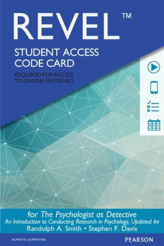 Revel for Psychologist as Detective, The: An Introduction to Conducting ...