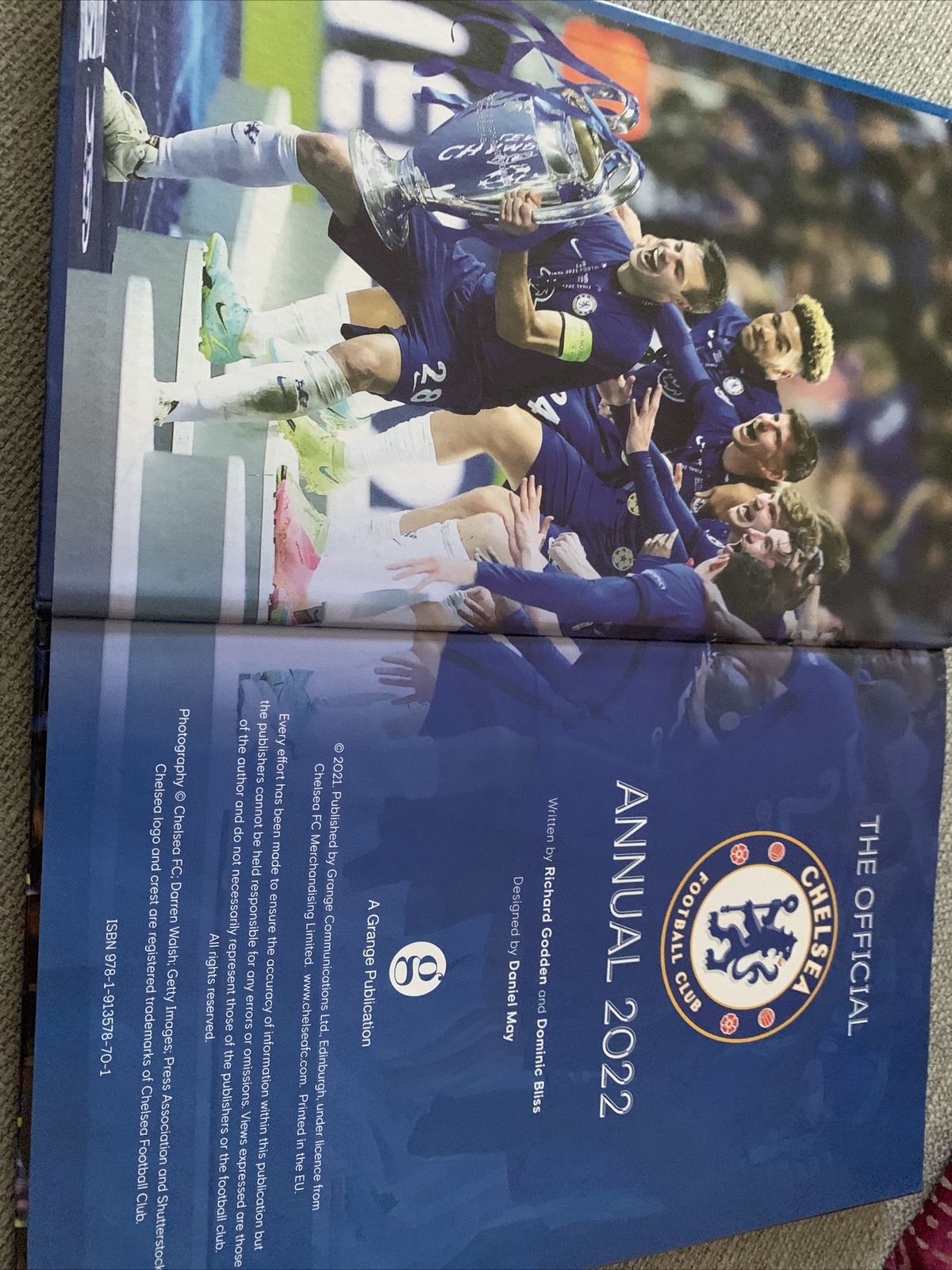 The Official Chelsea FC Annual 2022 by David Antill (Hardcover, 2021 ...