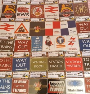 Metal Railway Signs | British Rail | Transrail | Loadhaul | Mainline ...