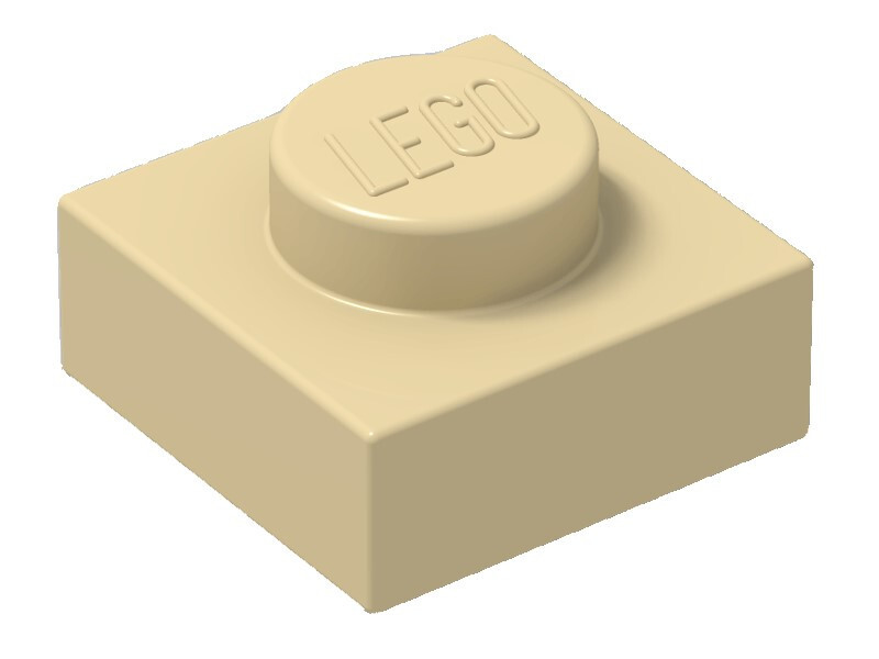 ☀️Lego 1x1 Plate Tan x100 Part Piece Bulk lot Legos #3024 | eBay