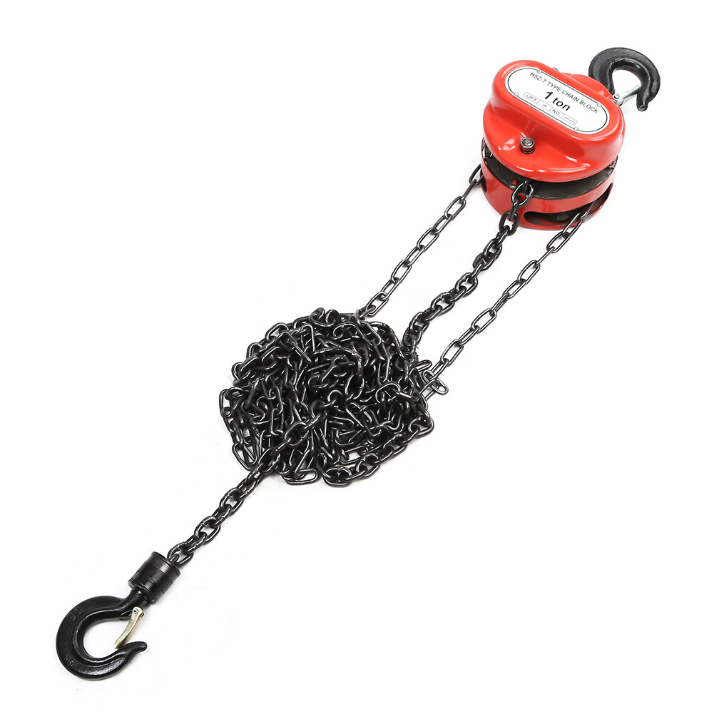 1/2 Ton Manual Chain Block Hoist Block and Tackle Chian Hoist Manual ...