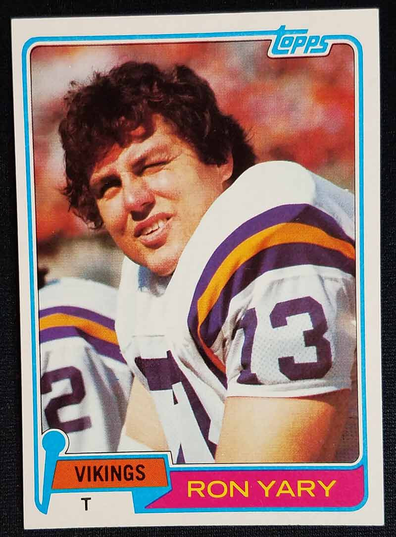 1981 Topps #402 Ron Yary Minnesota Vikings (HOF) NM-MINT | eBay