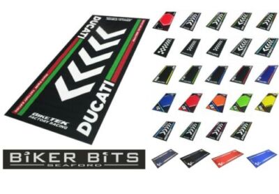 Motorbike Biketek Garage Floor Mat Ducati/Kawasaki/Yamaha/Honda/Suzuki ...