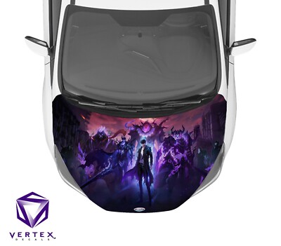 Solo Leveling Anime Hood Wrap Weatherproof Vinyl Decal 50"X60" | eBay