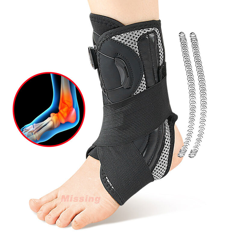 Foot Drop Ankle Brace Metal Support Splint Orthotics Fracture Sprain ...