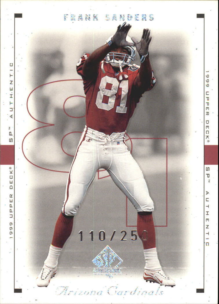 1999 SP Authentic Excitement #3 Frank Sanders /250 - NM-MT | eBay