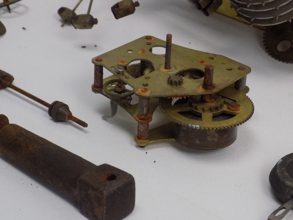 Lot Of Antique/Vintage Clock Parts | eBay