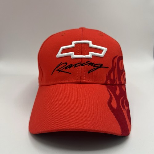 Chevrolet Vintage Chevy Racing Red Flames Fire Embroidered NASCAR ...
