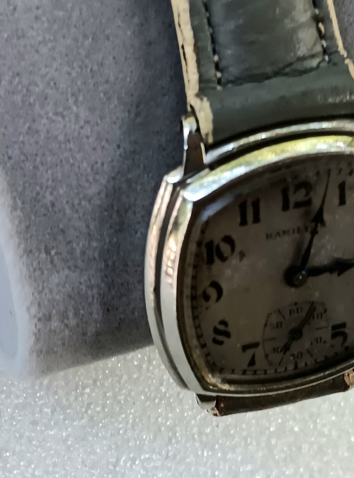 1930's Hamilton 987F Model 17 Jewels Runs Wadsworth 14k GOLD FILLED ...