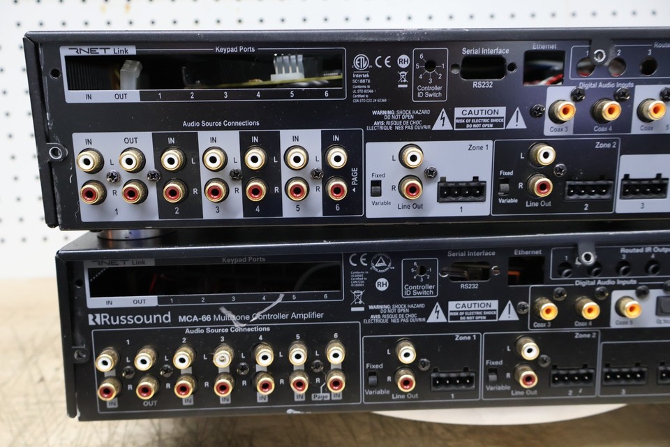 Used Pair Of Russound MCA-66 6 Channel Controller Multi Zone Amplifier *Repair | eBay
