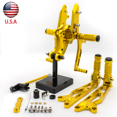 For MSX125 Grom 2016-2020 CNC Rearset Footrest Footpeg Pedals GP Rear ...