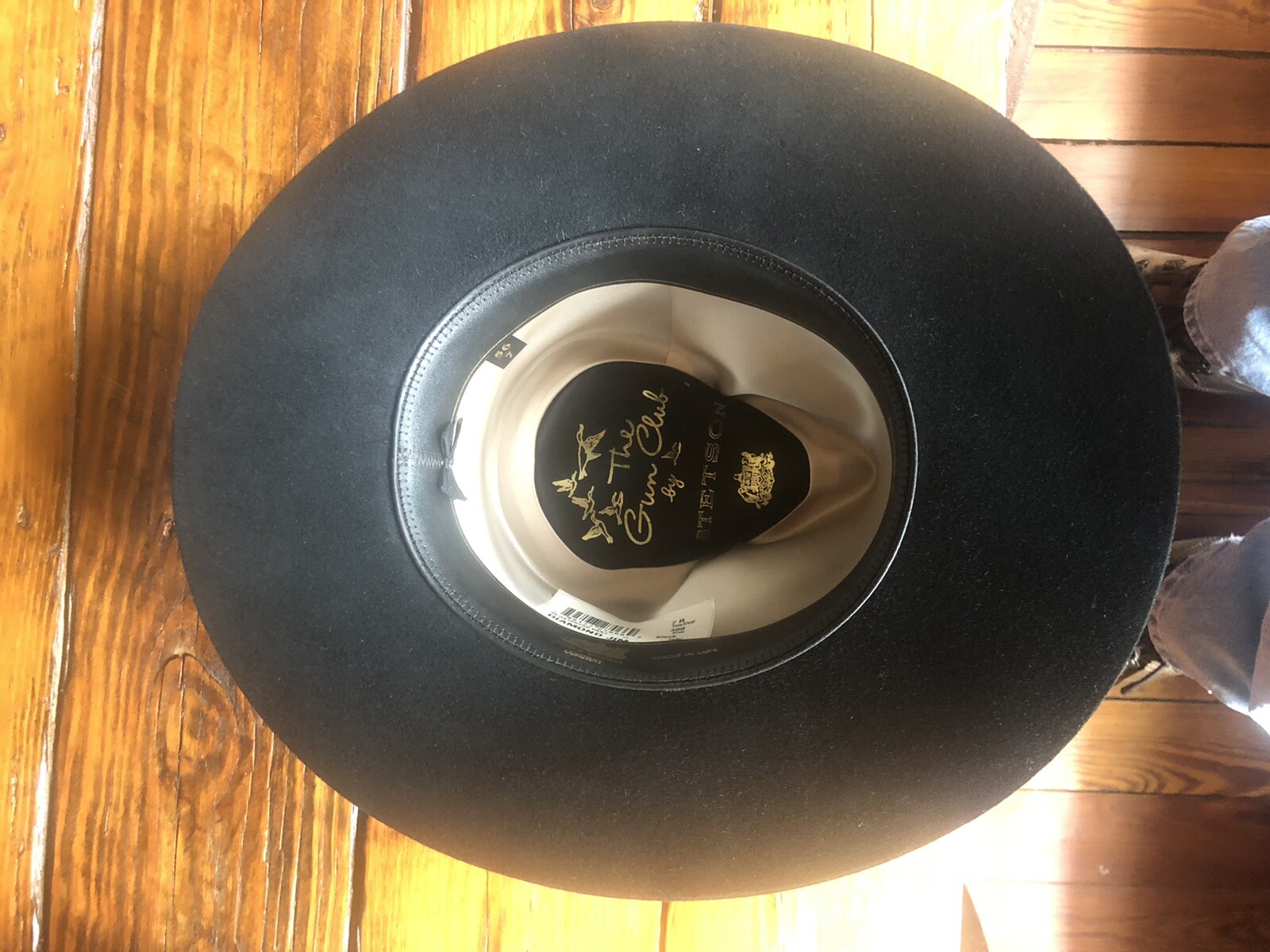 Stetson Black Diamond Jim Gun Club Felt Hat size 7 - Gem