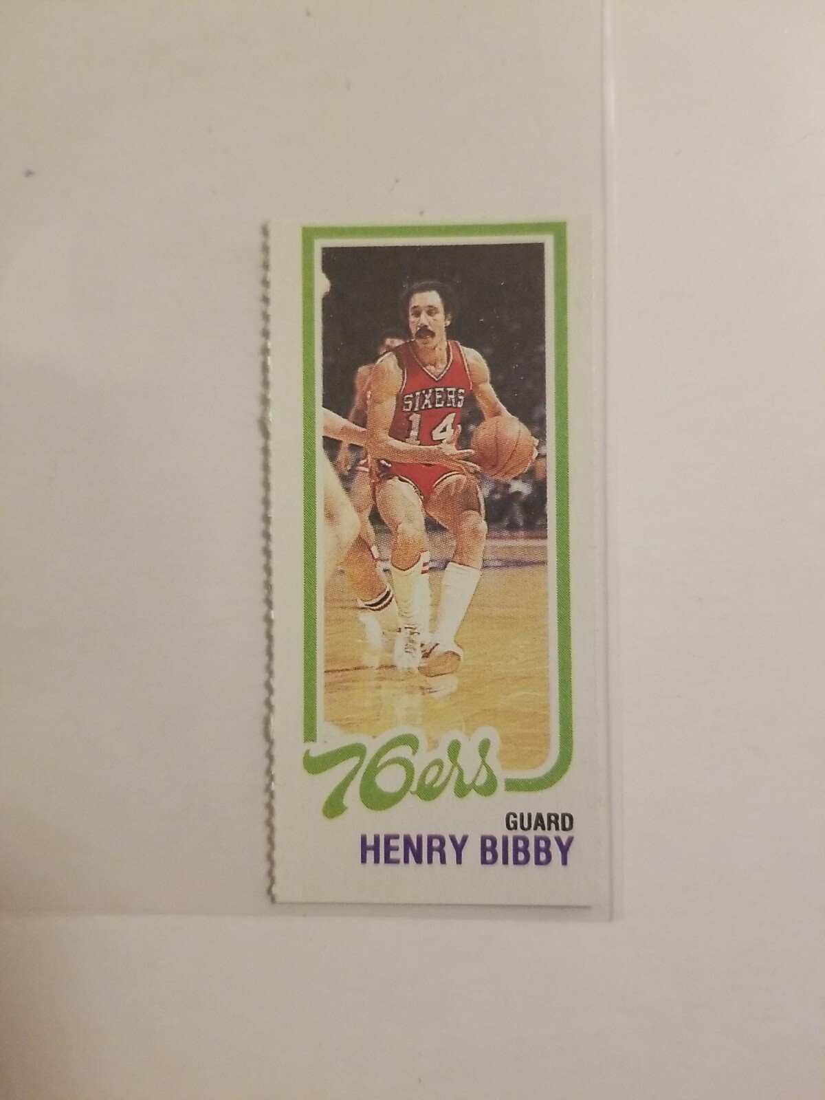1980-81 Topps Separated Philadelphia 76ers Henry Bibby #177 | eBay