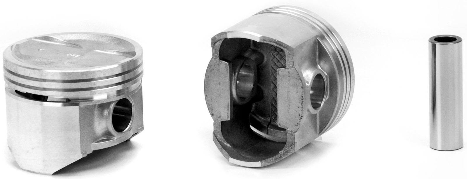 SILVOLITE Dish Cast Pistons Set/8 for AMC Jeep 304 Gremlin Rambler 1970 ...