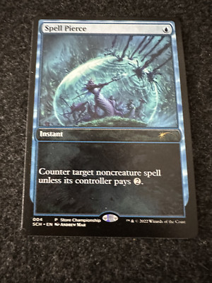 MTG 2022 Magic SCH 004 Non-foil Spell Pierce Game Day Store ...