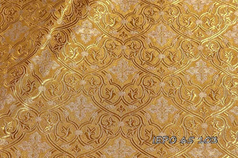 Ecclesiastical Liturgical Vestments Clerical Cross Pattern Metallic ...