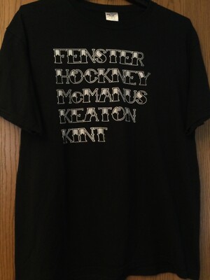 The Usual Suspects - “Fenster, Hockney, McManus, Etc.”Black Shirt - XL ...