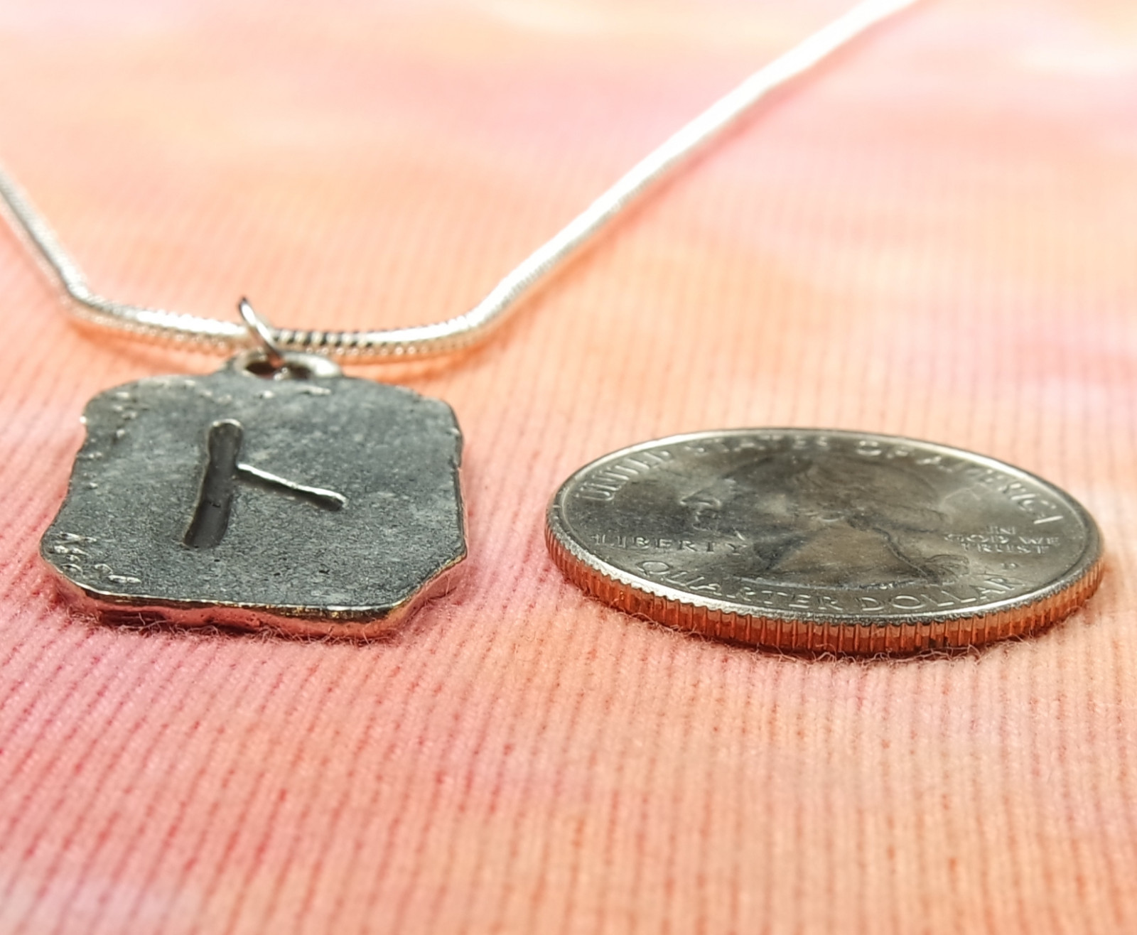 Laguz Rune Necklace, Elder Futhark Runes Viking Jewelry Logr Lagus ...