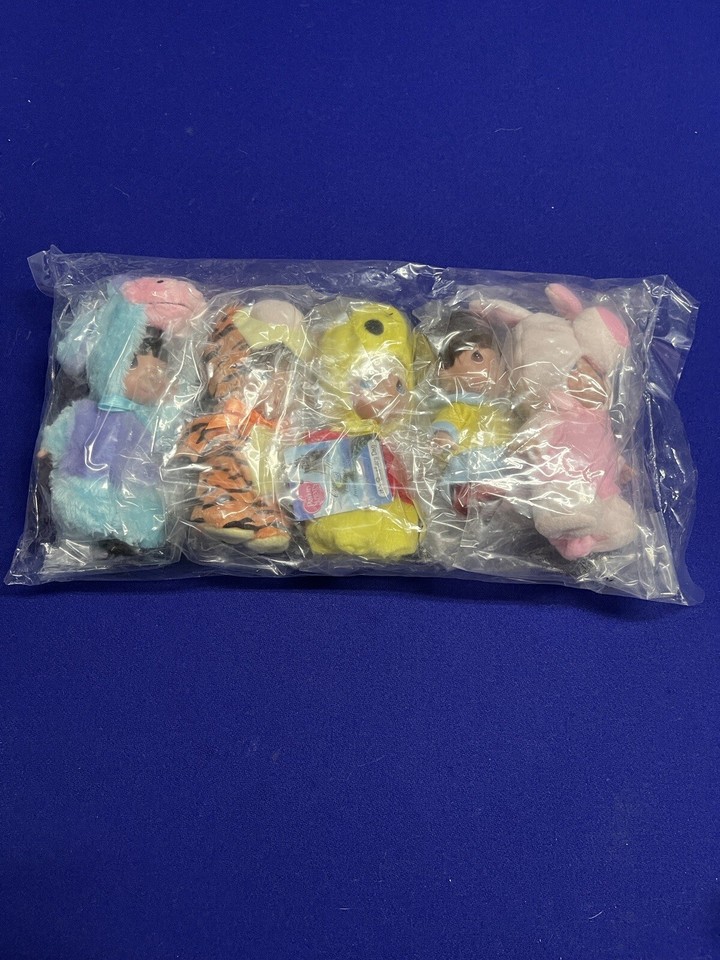 Disney Parks MINI WINNIE THE POOH COMPLETE SET Precious Moments Dolls ...