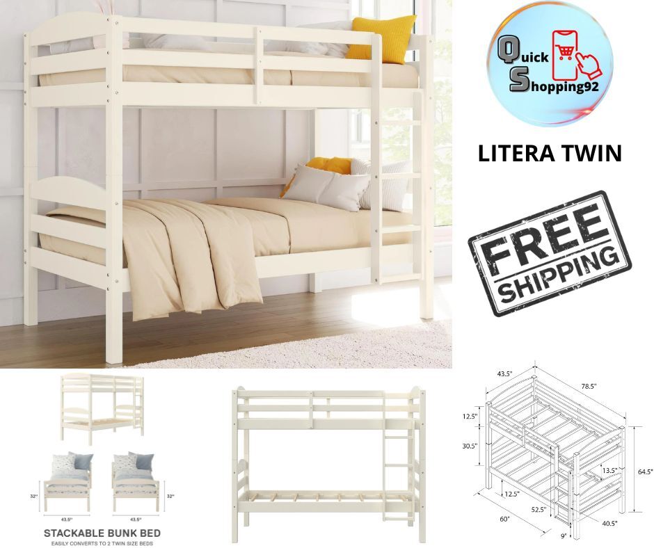 Estructura De Litera Queen Sobre Queen Queen Over Queen Bunk Bed