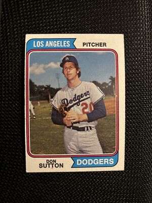 Don Sutton 1974 Topps Set #220 HOF Dodgers | eBay