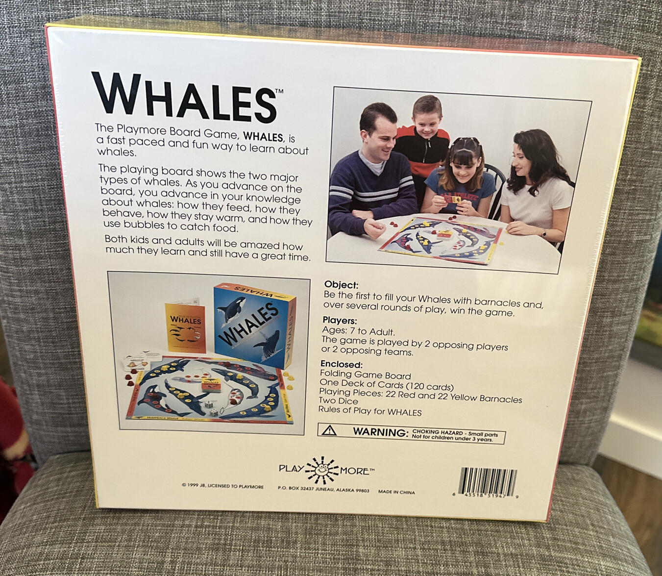 Whales Fun Family Learning Board Game by Playmore 1999 for sale online ...