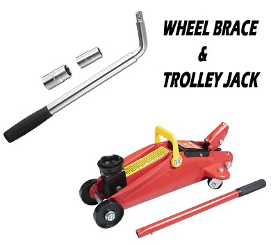 EXTENDABLE Wheel Brace Heavy Duty 1.5 Ton Floor Trolley Jack 1500 KG CE ...