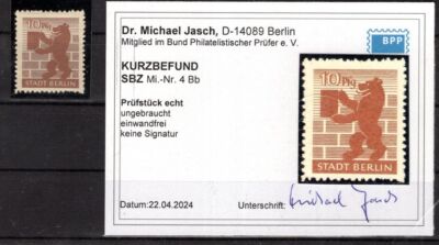 SBZ 4Bb Color MH BPP Certificate (AA9036 | eBay Australia