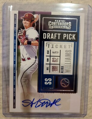 ALIKA WILLIAMS 2020 Contenders Draft Pick Ticket Autograph AUTO Rookie ...