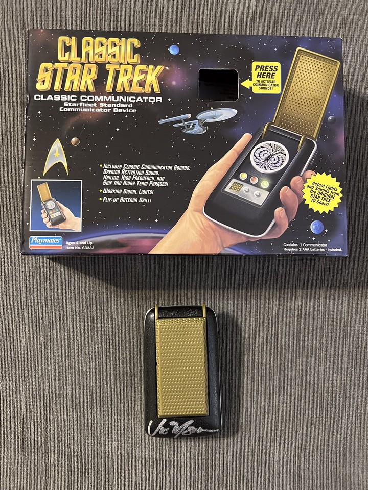 Star Trek Continues Communicator Vic Mignogna Captain Kirk Signed | eBay