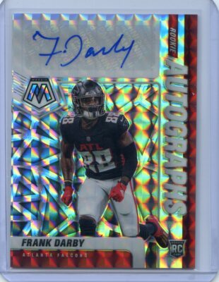 2021 Panini Mosaic FRANK DARBY RC Rookie Silver Prizm Auto #RA-77 ...