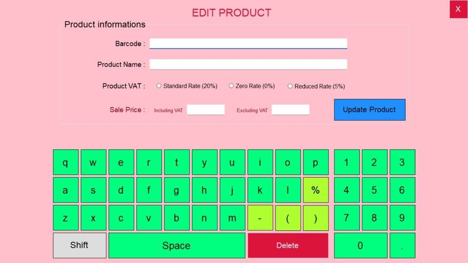 Retail Store POS / EPOS Till System Software, No Monthly Pay, Cash ...